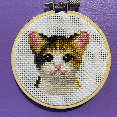 Calico Cat Bundle Cross Stitch Pattern PDF Calico Cat Embroidery ...