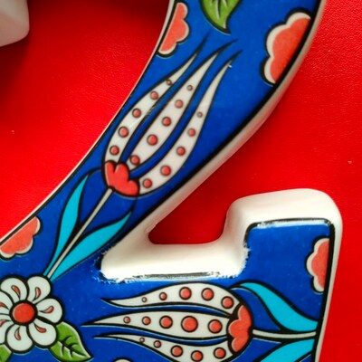 Handmade Ceramic House Numbers, Custom Address Tile Sign, Ceramic ...