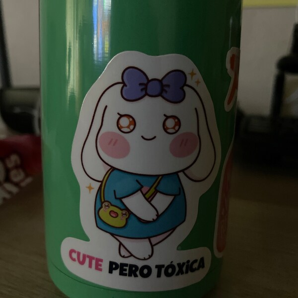 Froggy Sana Sana Colita De Rana Vinyl Sticker, Frog Stickers, Kawaii ...