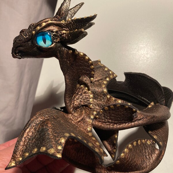 Real Leather Dragon Headpiece / Headdress / Tiara for Special Occasions ...