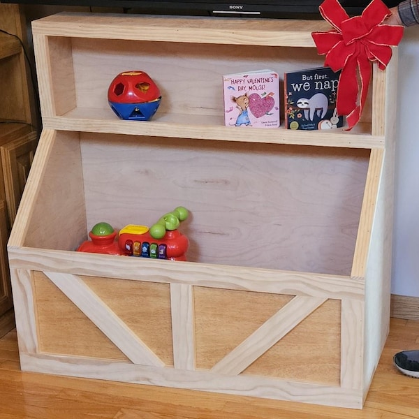 Wood Toy Chest Plans I TOY PLANS I DIY Wood Storage I Toy Storage I ...