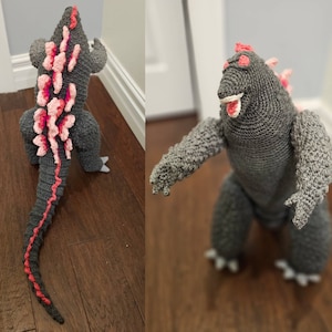 Crochet King Ghidorah, the Gold Dragon English Crochet Pattern for ...