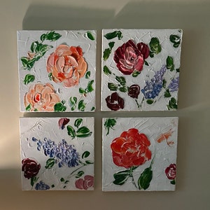 Tulip Sculpture Painting Plaster Pano Tulip 3D Pano Floral Painting 3D ...