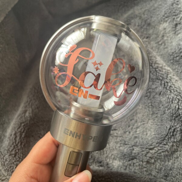 Holographic Enhypen Name Tags Vinyl Stickers - Decal Concert Light ...