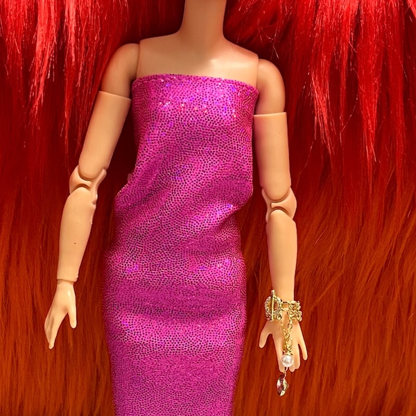 A *barbie Included* Mermaid Doll With Tail/fin and 3D Printed Seashell ...