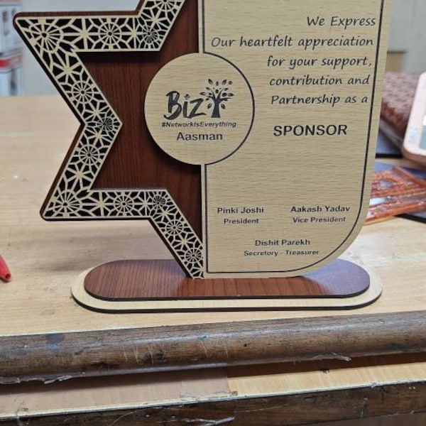 3 Different Designs Award Trophy Laser Cut Files Pack | Plate Svg-dxf ...