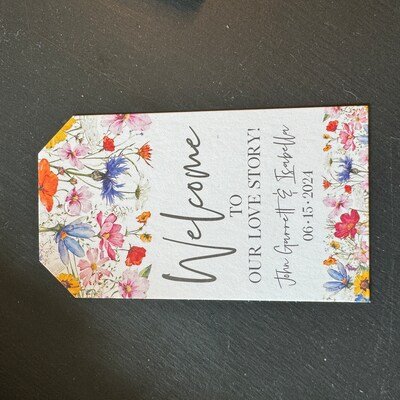 Printable OR Printed Wedding Programs With Custom Fonts and Colors ...