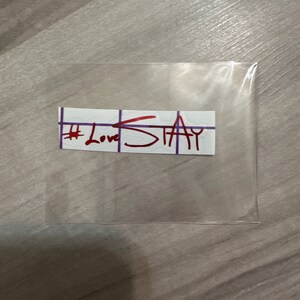 SKZ Stray Kids Lightstick Decal Sticker Love Stay - Etsy UK