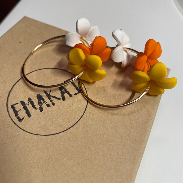 Charm Huggies, Interchangeable Shell, Tahitian Pearl, Pikake Charm ...