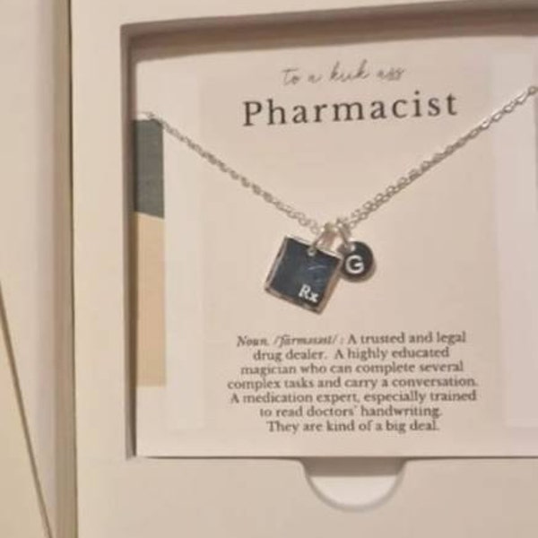 Pharmacist Gift, Pharmacist Necklace Gift, Pharmacist Graduation Gift ...