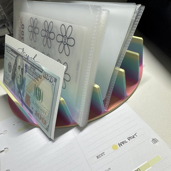 Cash Stuffing Organizer Money Tray Budget System Financial Planning ...