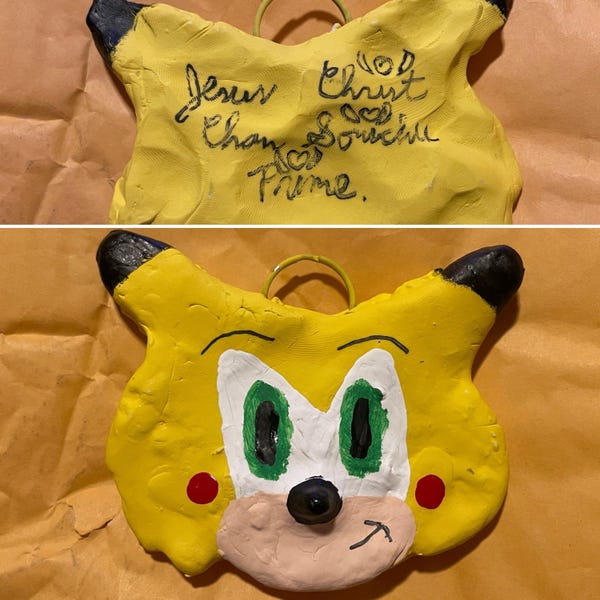 Handmade Sonichu Medallion, WITH MEGASTONE - Etsy