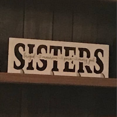 Personalized Sister Wood Sign Home Decor, Gift for Sister, Sister ...
