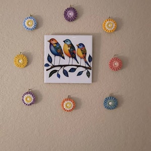 Ceramic Sun Face With Sun Rays, 11 Pcs, Bright Yellow, Whimsical Aztec ...