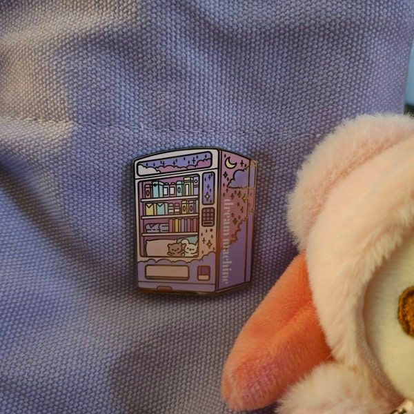 Dream Machine Aesthetic Vending Machine Enamel Pin - Etsy