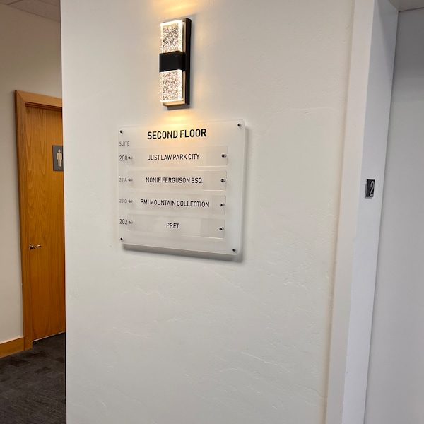 Office Directory, Multiname Plate Standard Gold Plates, Custom Building ...