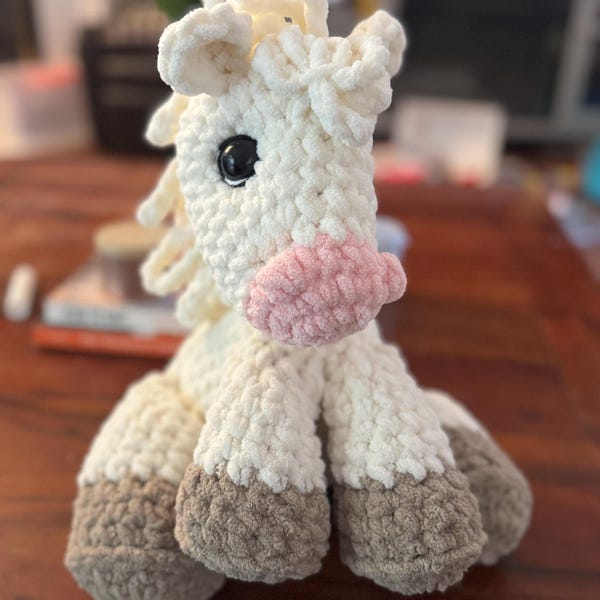 Paylin the Pony STUFFIE Crochet Pattern | No Sew Low Sew Crochet ...