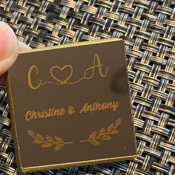50 100 Pcs Wedding Chocolate and Coffee Wedding Favors Personalized ...