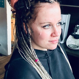 Curly Dreads Ombre Brown to Light Brown Dreads Double Ended or Single ...