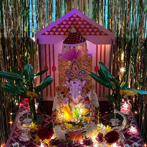 Pooja Chaurang, Pooja Chowki, Hand Crafted Wooden Puja Chaurang ...