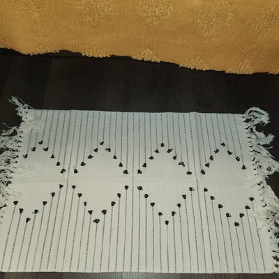 Recycled Reversible Waterproof RV Rug 9 X 12 Black and Tan Doeskin ...