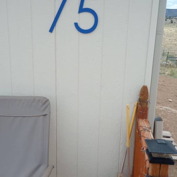 12 Inch Modern House Numbers Letters - Etsy