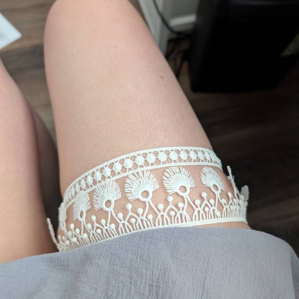 Bohemian Garter Set, Toss Garter, Boho Keepsake Garter, Atlantean ...