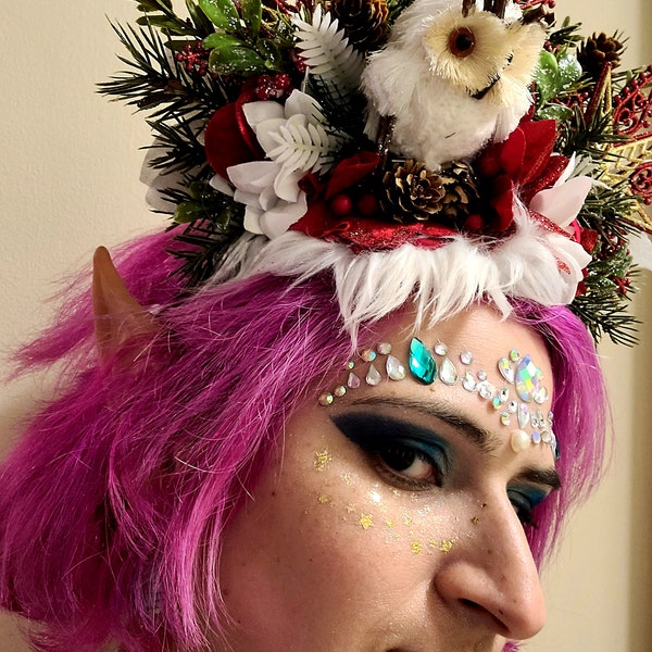 Orange Mermaid Crown, Mermaid Headband, Mermaid Headdress, Shell Crown ...