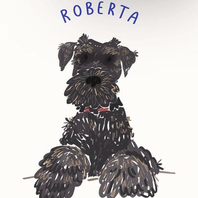 Custom Dog Portrait Custom Badly Drawn Pet Art Personalized Badly Drawn ...