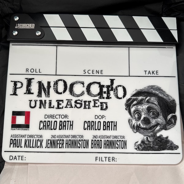 Custom Film Slate Denecke TSC Time Code Slate Faceplate Cover. Design ...