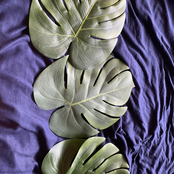 12 Palm Leaf Decorations, Luau, Tropical Party, Beach Theme Wedding ...