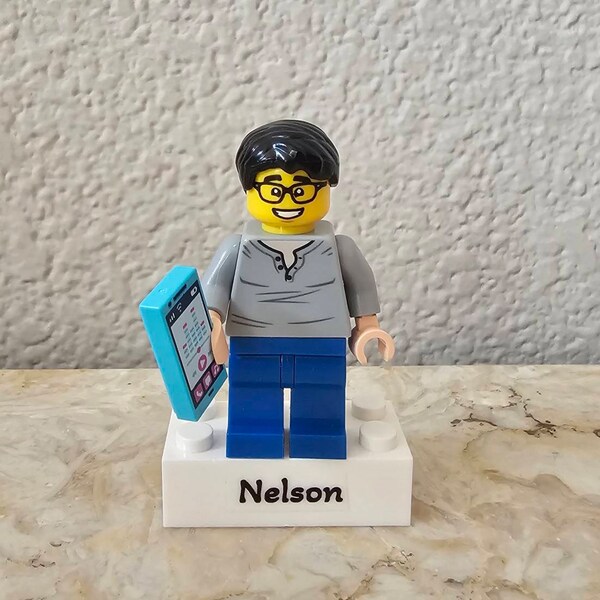 Custom Lego Minifigures Couples Gift, Wedding Lego Figure Art ...