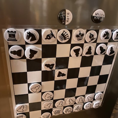 Chess Board Fridge for Fun Gift Refrigerator Dorm Travel - Etsy