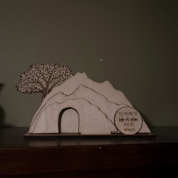 Hidden Jesus Wood Plaque, Minimalist Jesus Word Art, Laser Cut ...