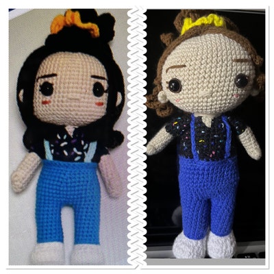 Crochet Doll Amigurumi Pattern Eleven, PDF Pattern, English, Spanish ...