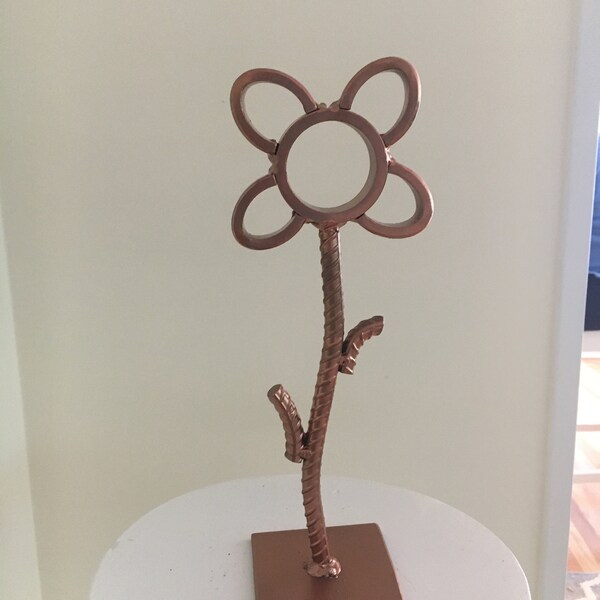 Rebar Indoor Flower Decoration - Beautiful Metal Unique Handcrafted ...