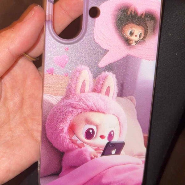 Smiski Phone Case – Kawaii Aesthetic Clear Cover for iPhone 16 15 14 13 ...