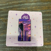 Halcyon Sunset Enamel Pin - Etsy