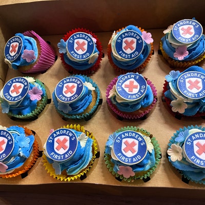 30 Personalised Edible Rice Paper Cupcake Toppers / Birthdays - Etsy