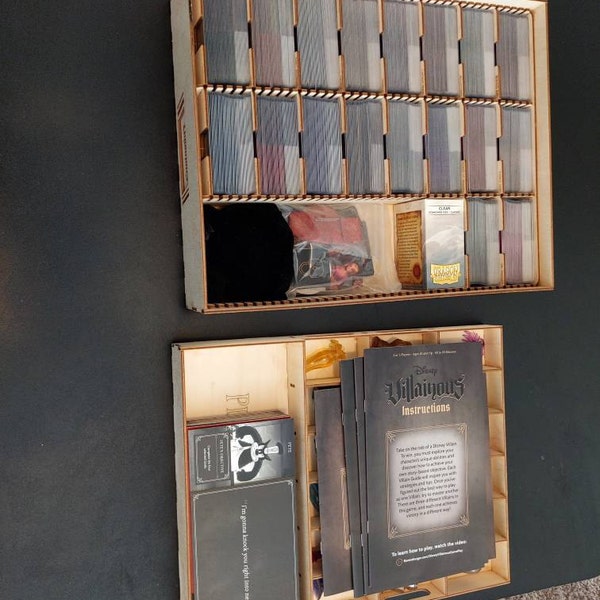 Disney Villainous Etched Mass Storage Solution Organizer - Etsy