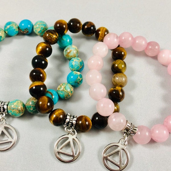 AA Recovery Charm - Silver Plated Recovery Symbol Charm for Necklace or ...