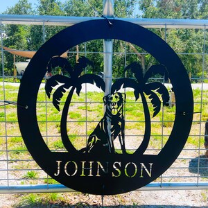 Custom German Shepherd Address Sign, Personalized Welcome German ...