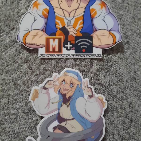 3 Bridget Vinyl Sticker Guilty Gear Stive Waterproof & Scratchproof - Etsy
