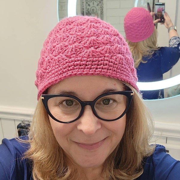 Shell Stitch Crochet Beanie Hat Pattern: Newborn to Adult (PDF Pattern ...