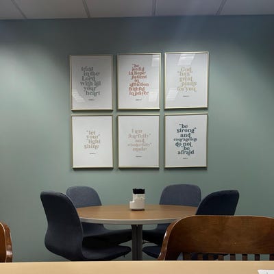 Kids Bible Verse, Scripture Poster Boho Wall Art, Church Sunday School ...