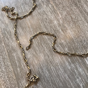 Little Corey Chain Large Fancy Brass Chain Station Chain | Etsy