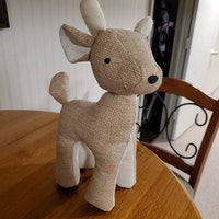 Cute Deer Sewing Pattern, Plush Toy Pattern PDF - Etsy UK