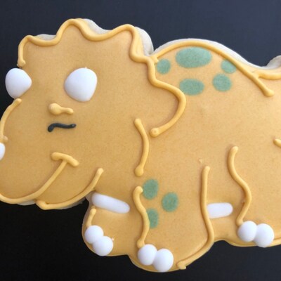 Dinosaur Cookies, Stegosaurus, Brontosaurus, Triceratops, T-rex - Etsy