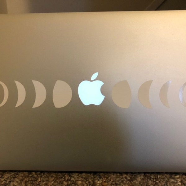 Moon Phases Vinyl CAR DECAL, Astronomy Gifts, Astrology Sticker, Witchy ...