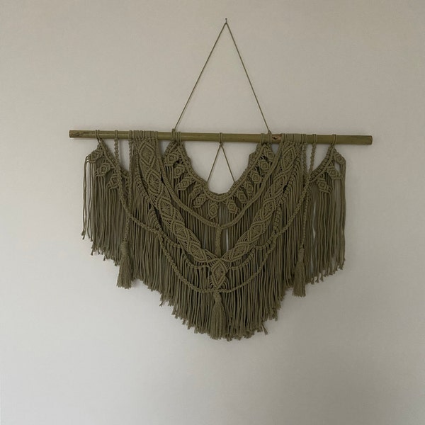Large Macrame Wall Hanging Pattern PDF, Detailed Step by Step Photos ...